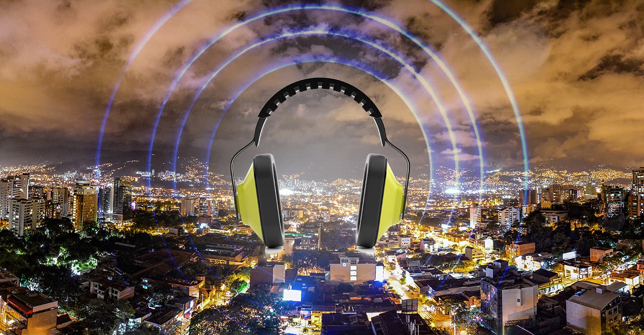 Ruido en las zonas residenciales de Medellín