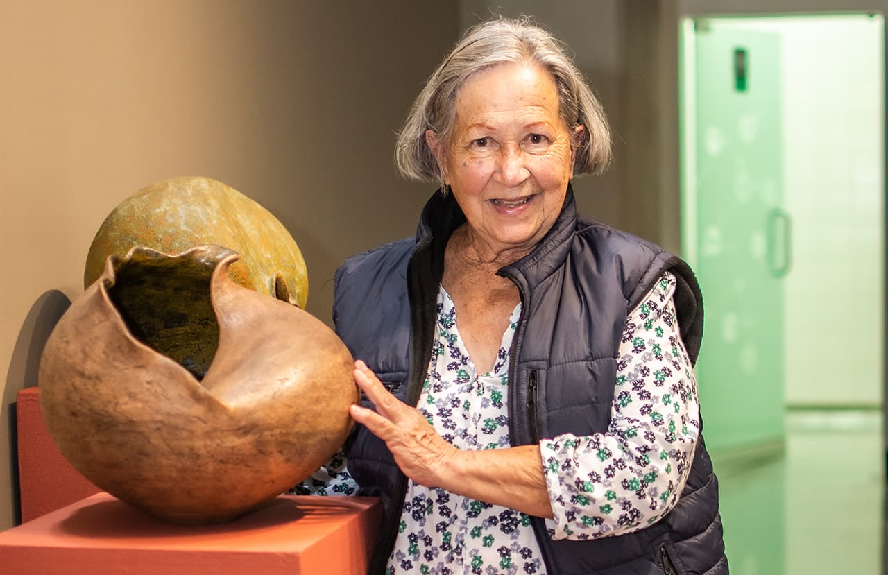 Anita Rivas puso el alma en la cerámica