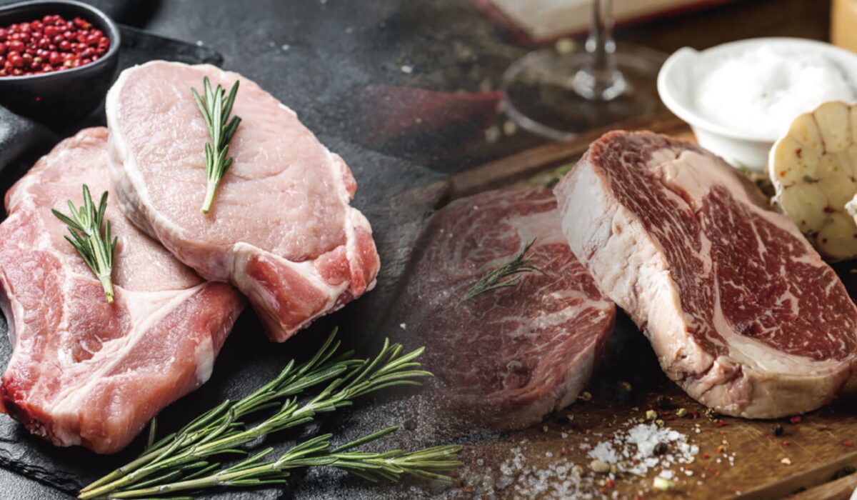 Carne de res y cerdo sostenibles