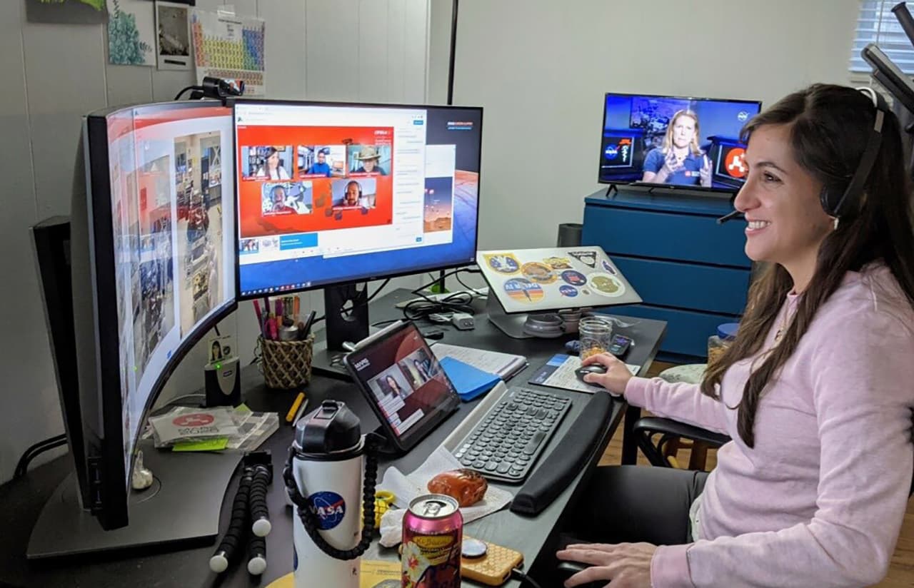 Luz María Martínez Sierra estudia en la NASA