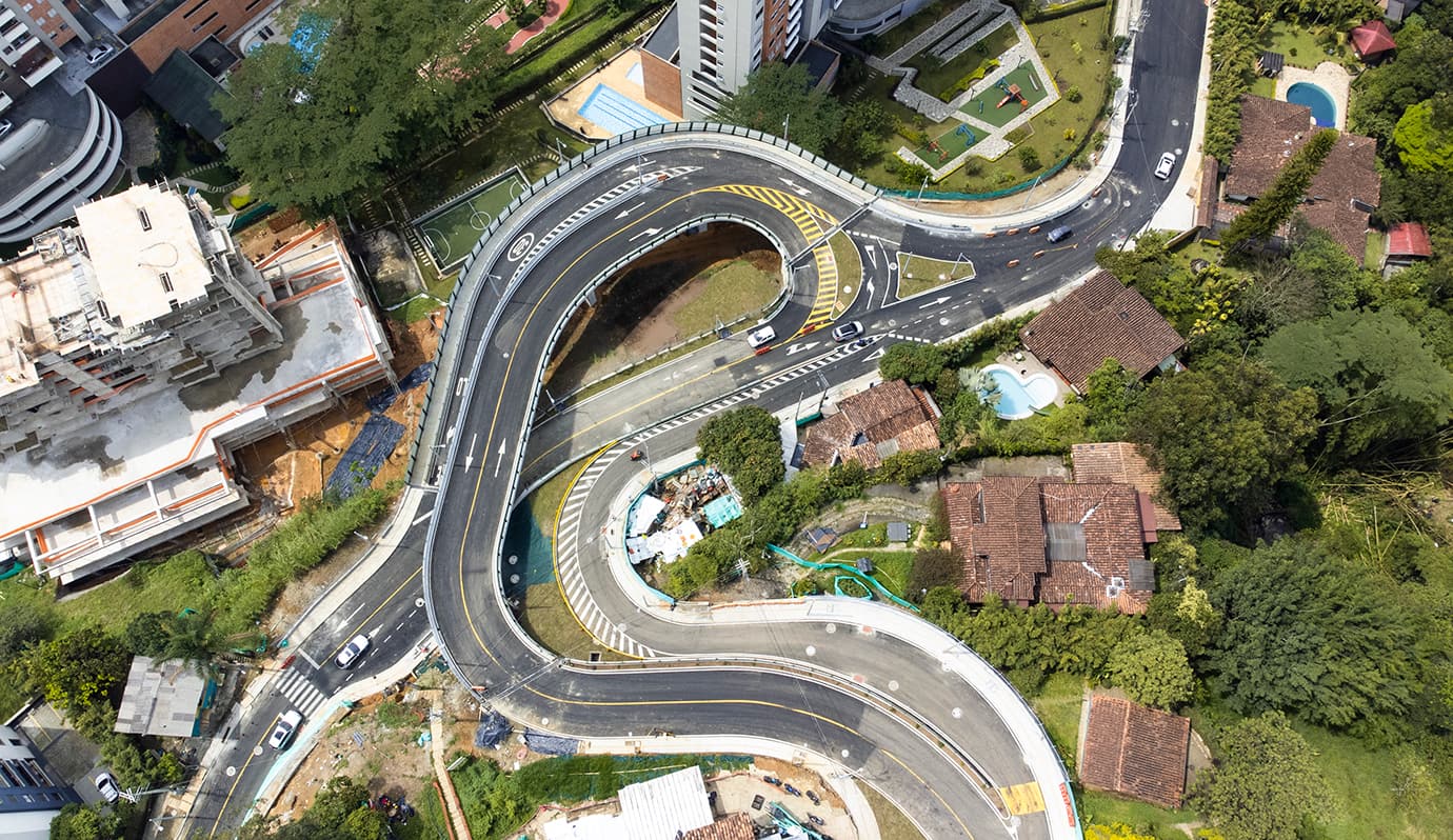 Envigado estrenó nuevo intercambio vial en El Esmeraldal