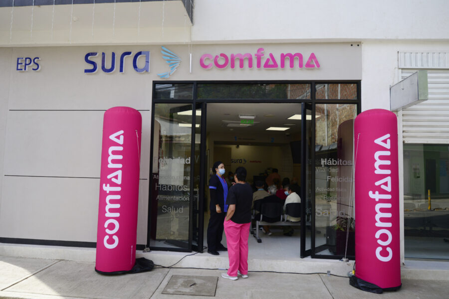 Tres nuevos Centros de Salud de Comfama y Sura EPS