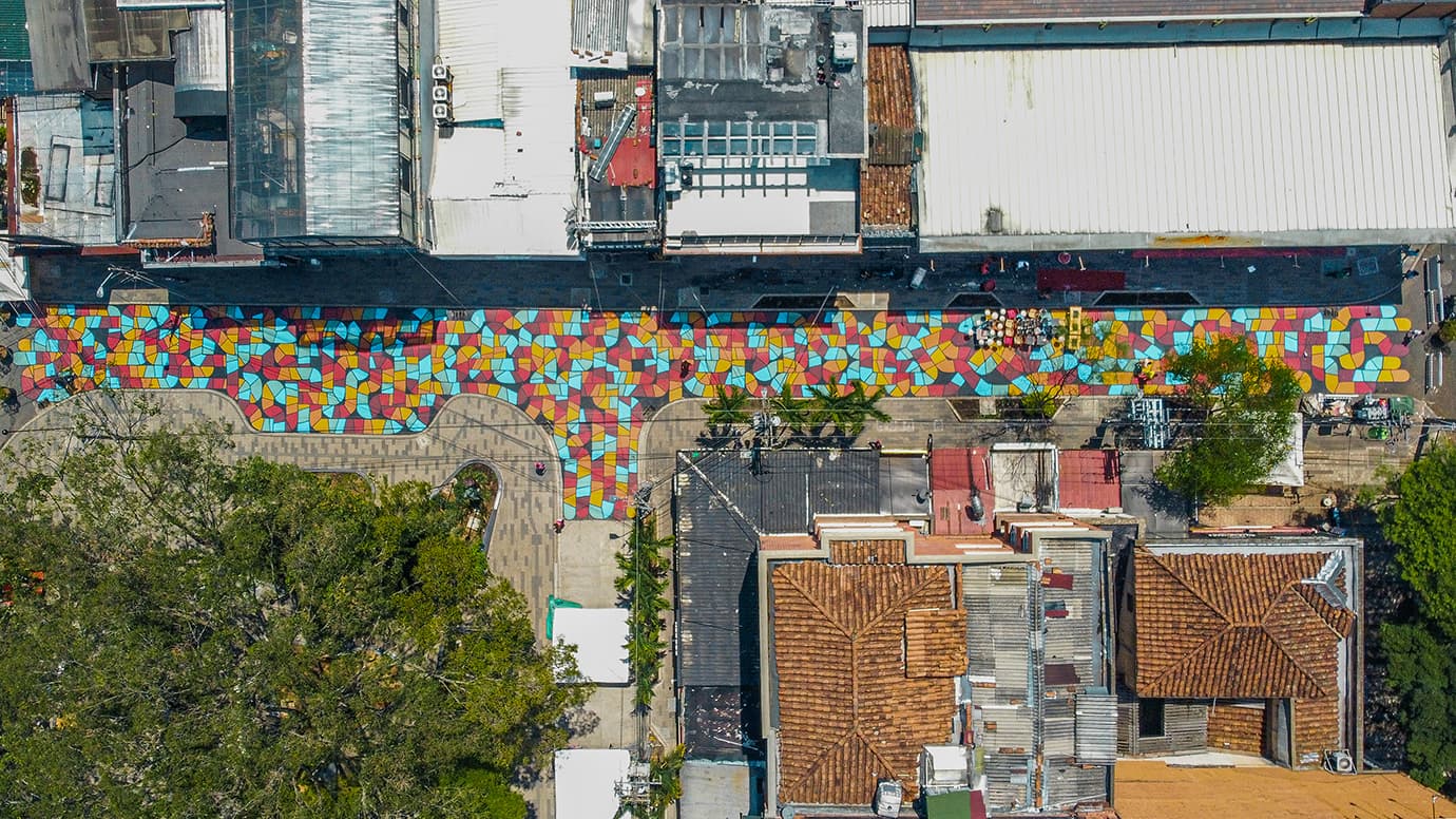 Arte y color en el parque Lleras