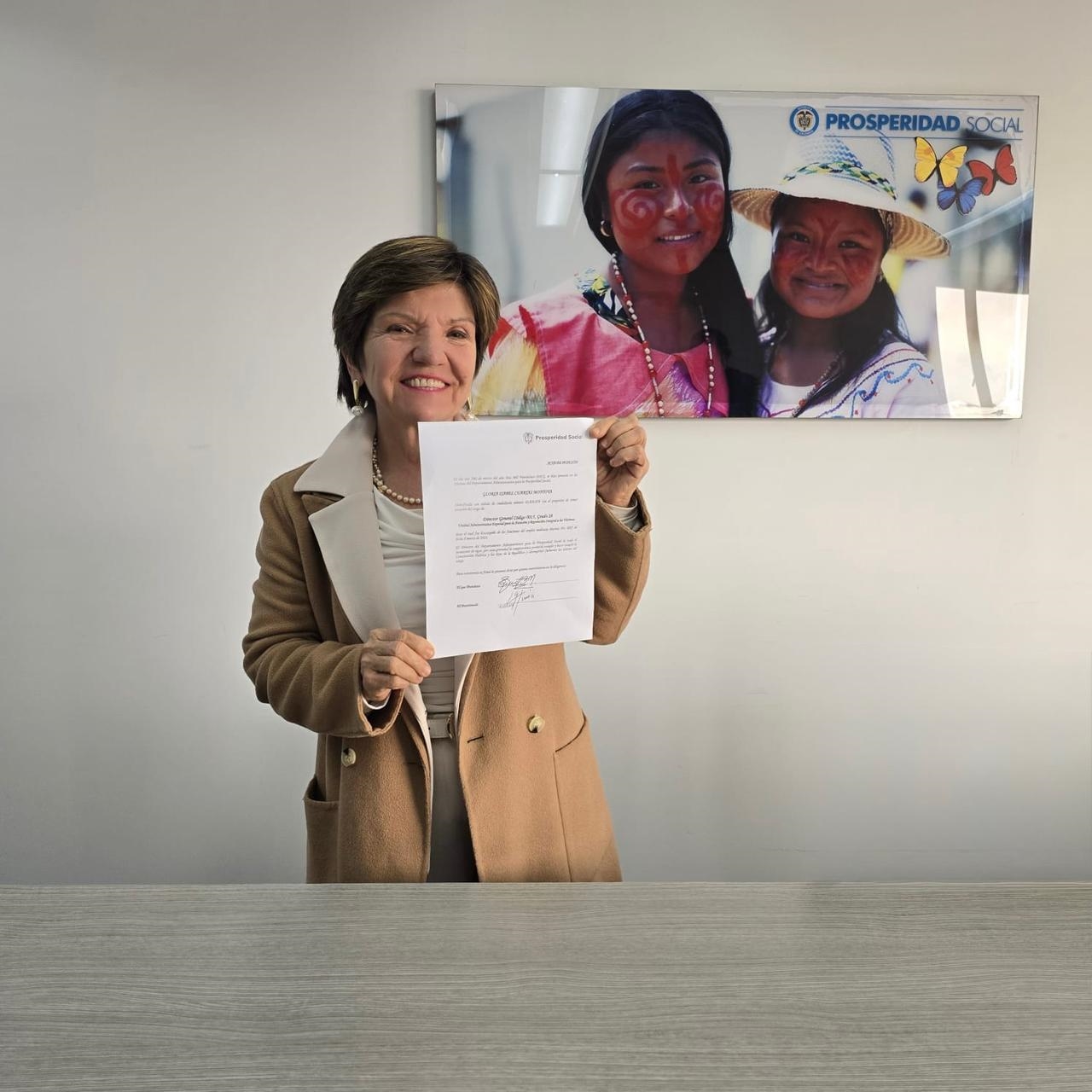 Gloria Cuartas es nueva directora de Unidad para las Víctimas